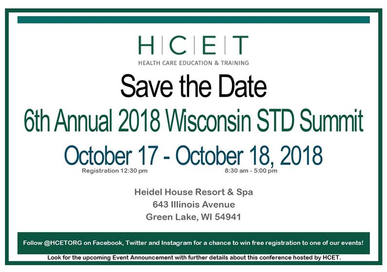 2018 Wisconsin STD Summit