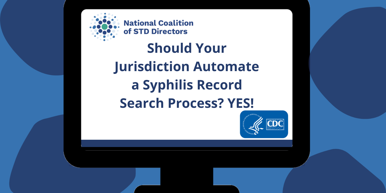 Should Your Jurisdiction Automate a Syphilis Record Search Process? YES!